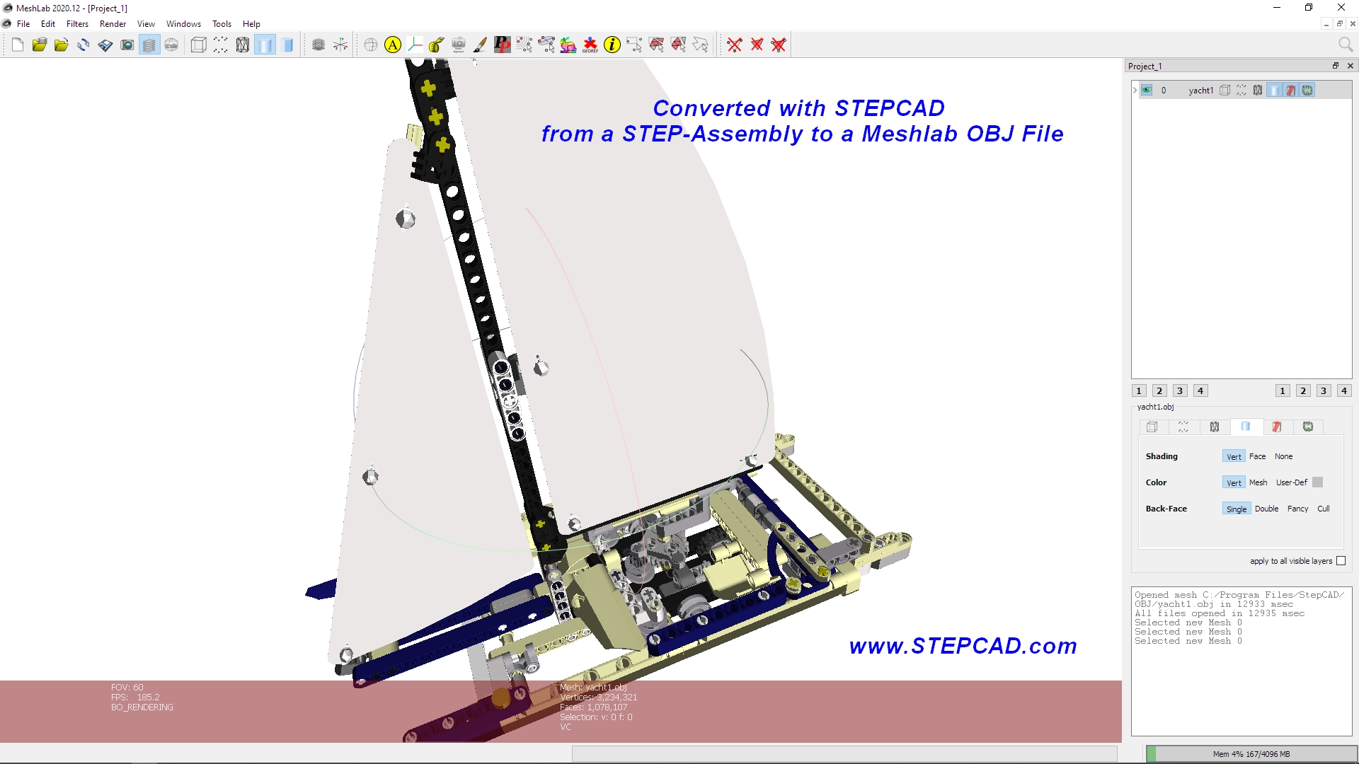 StepViewer - CAD-Viewer and STEP-Loader